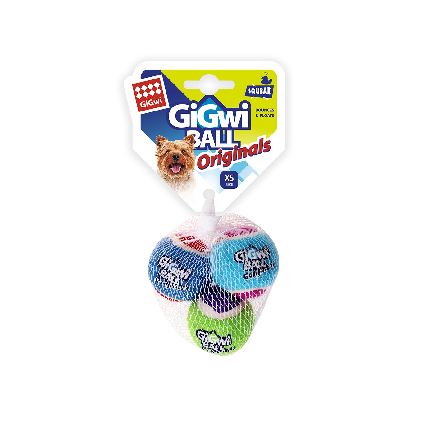 GiGwi Original Xsmall Balls (3 pack) | Absolute Pets