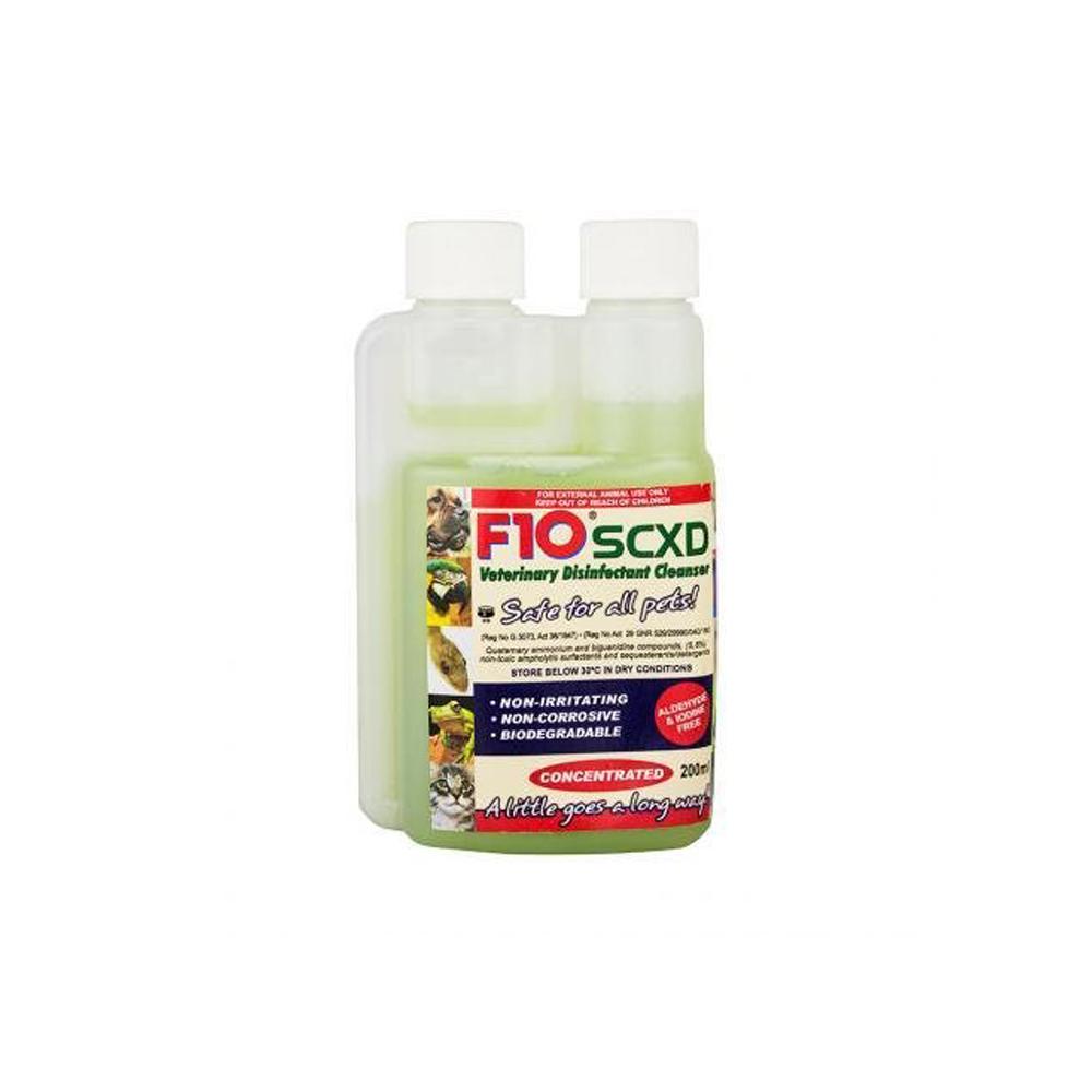 F10 SCXD Veterinary Disinfectant Cleanser 200ml | Absolute Pets