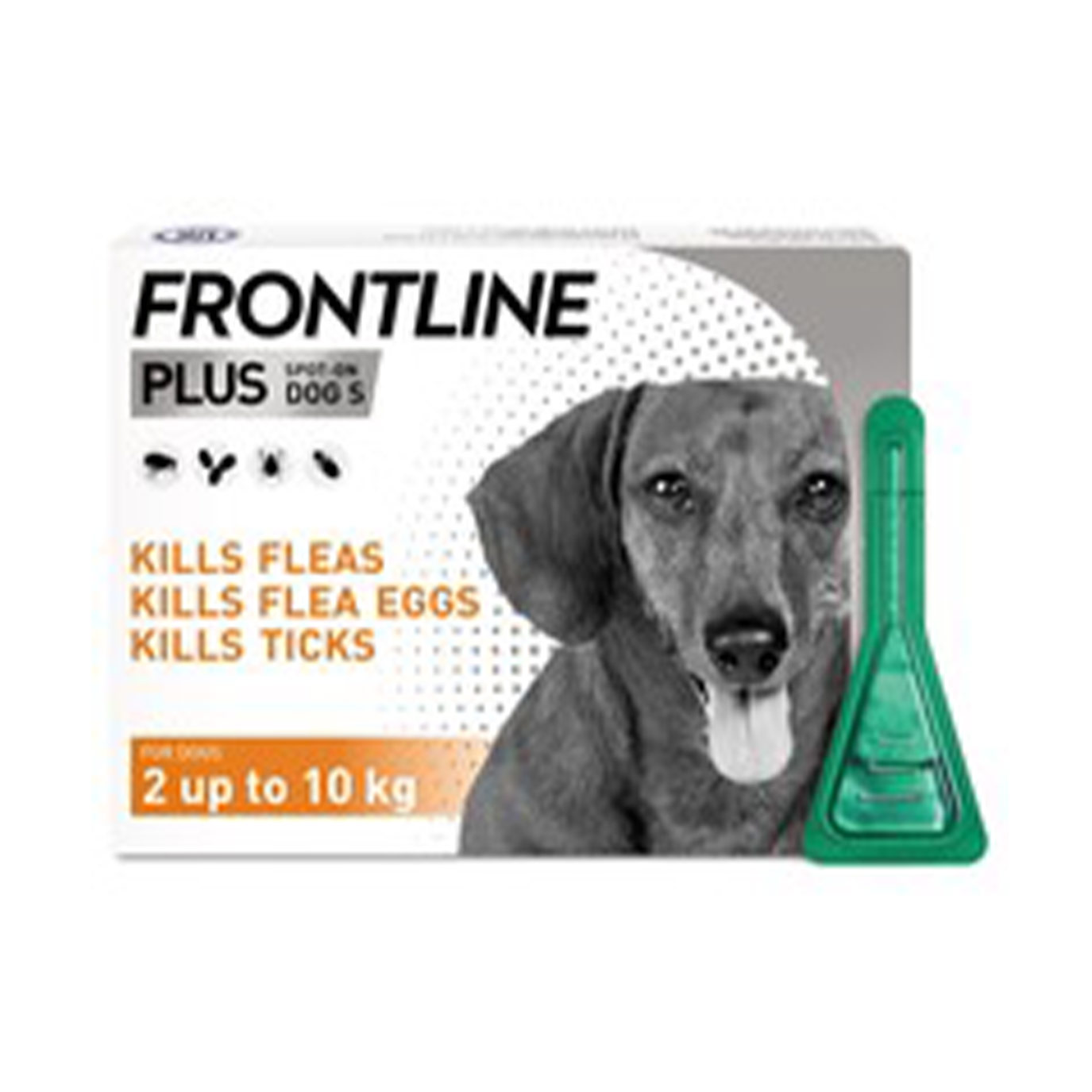 Frontline Plus Dog Tick & Flea (0-10kg) Small (3 x Pipettes) | Absolute ...