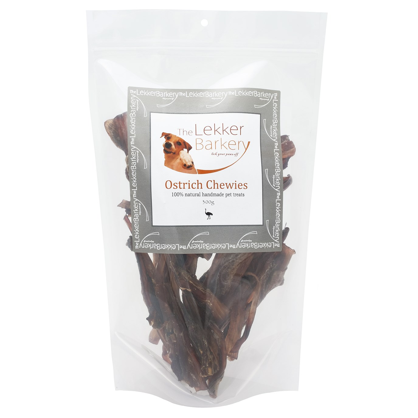 The Lekker Barkery Ostrich Chewies (Value Pack) | Absolute Pets