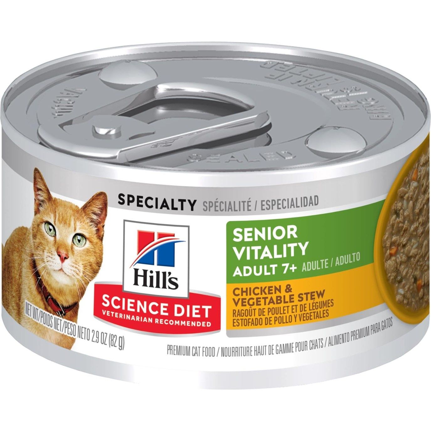 Hill's Science Plan Feline Senior Vitality - Chicken & Stew | Absolute Pets
