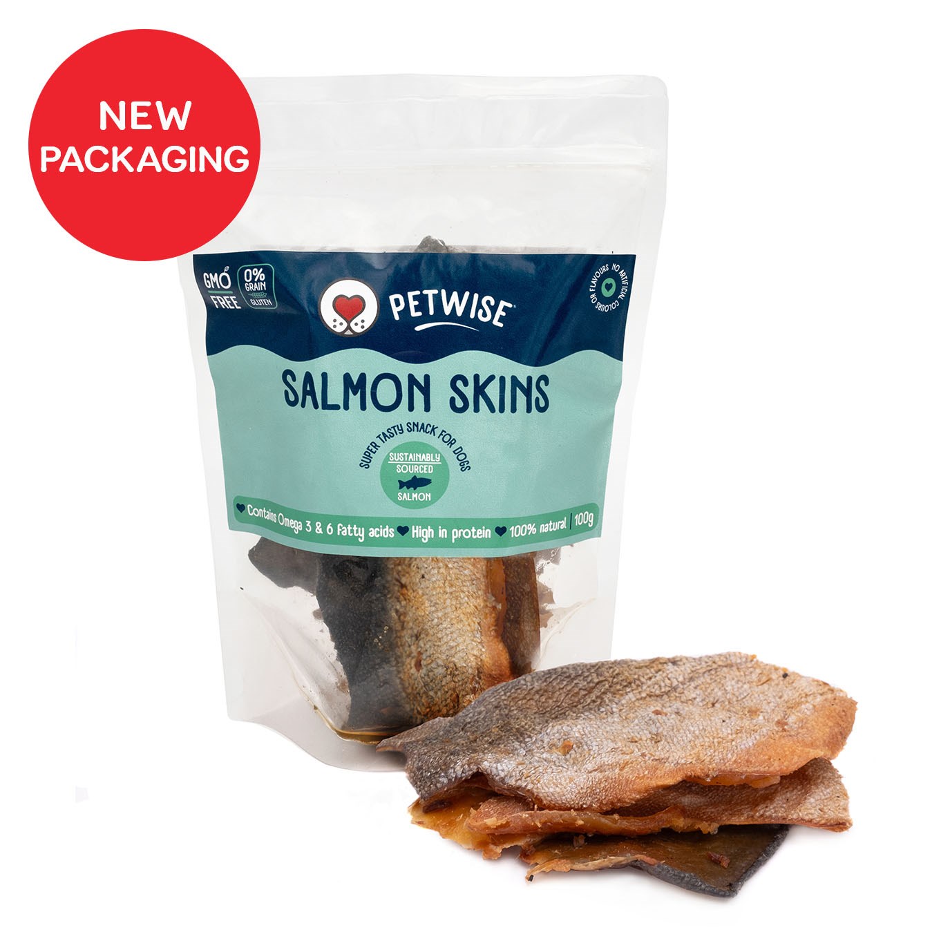 Petwise Salmon Skins | Absolute Pets