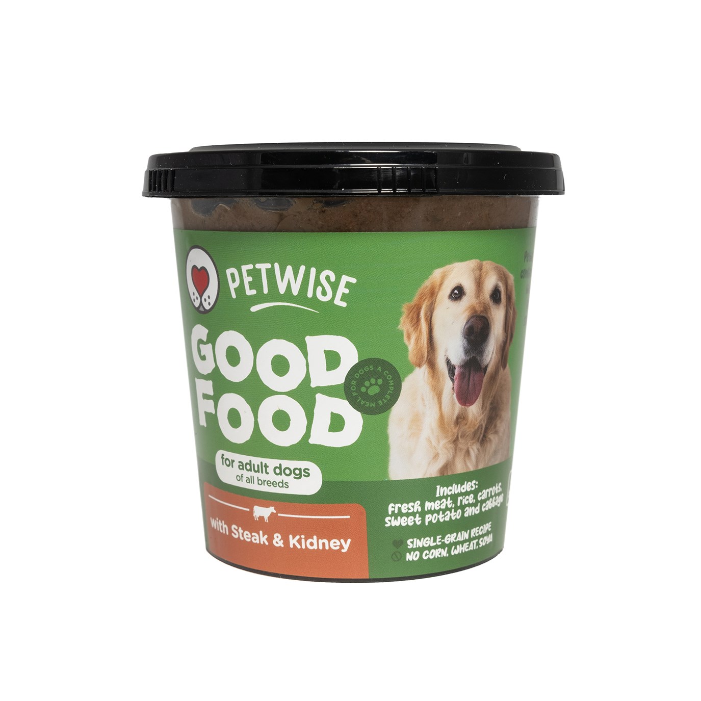 Petwise Good Food Adult Steak & Kidney Tub 380g | Absolute Pets