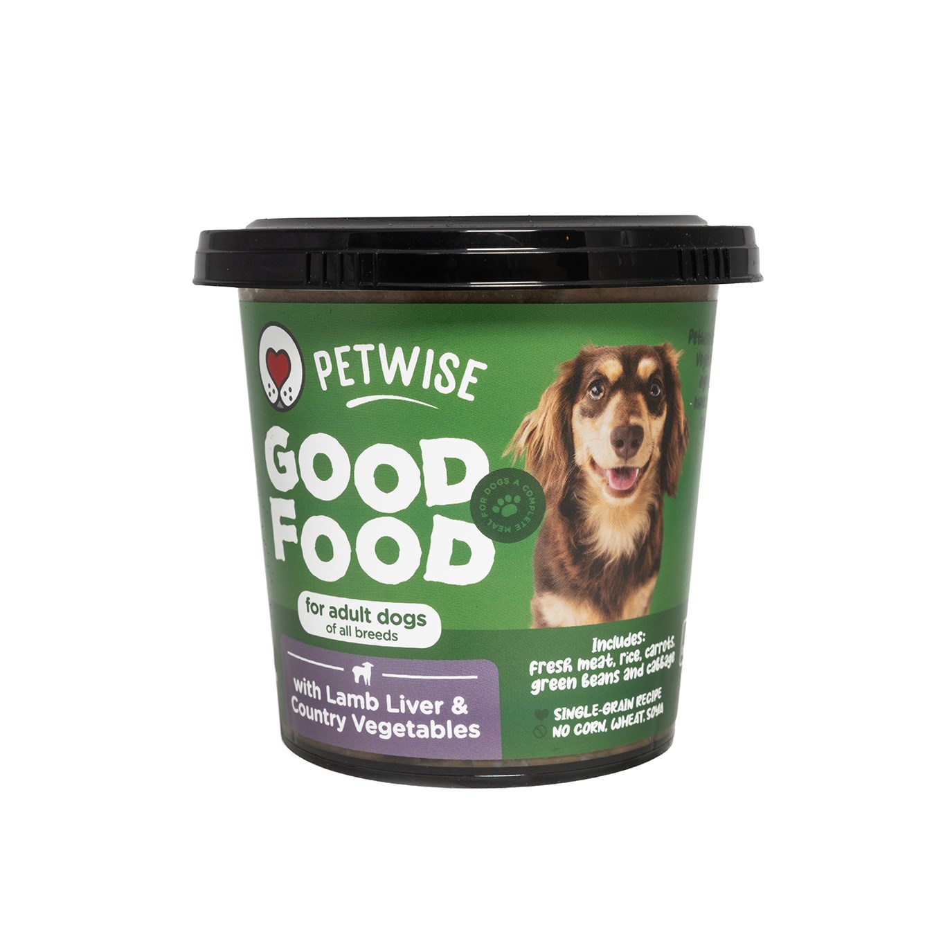 Petwise Good Food Adult Lamb & Veg Tub 380g | Absolute Pets
