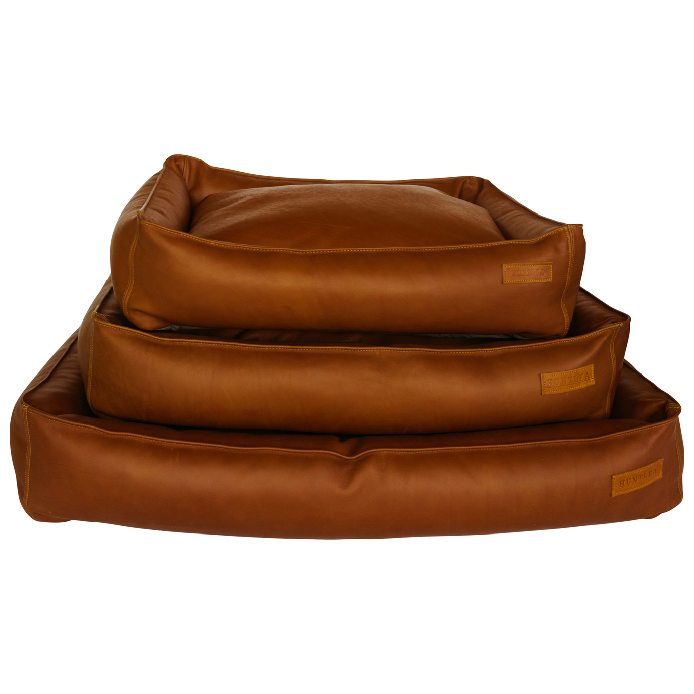 Huntlea Leather Slumber (Tan) | Absolute Pets