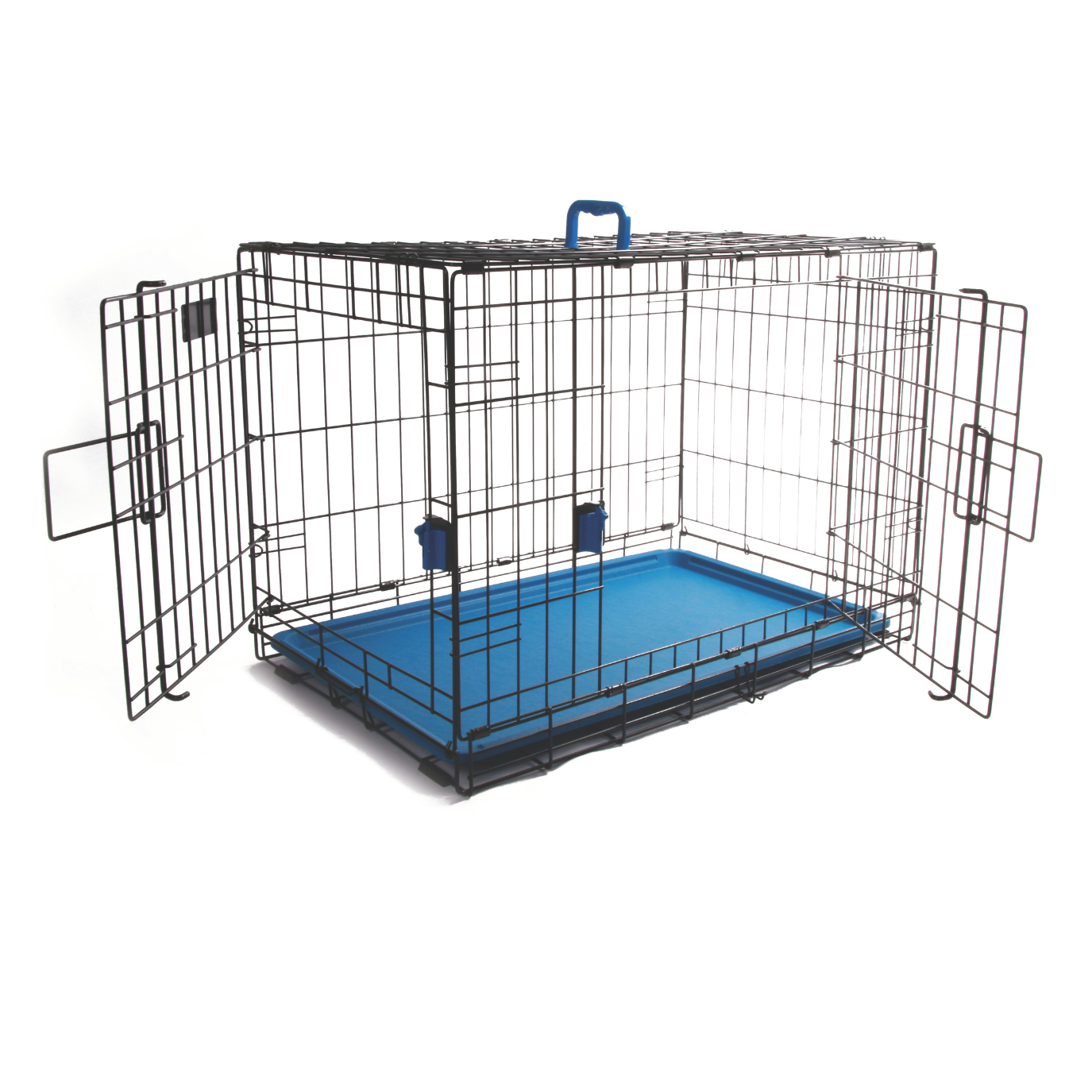 MPETS Wire Crate (Blue) | Absolute Pets