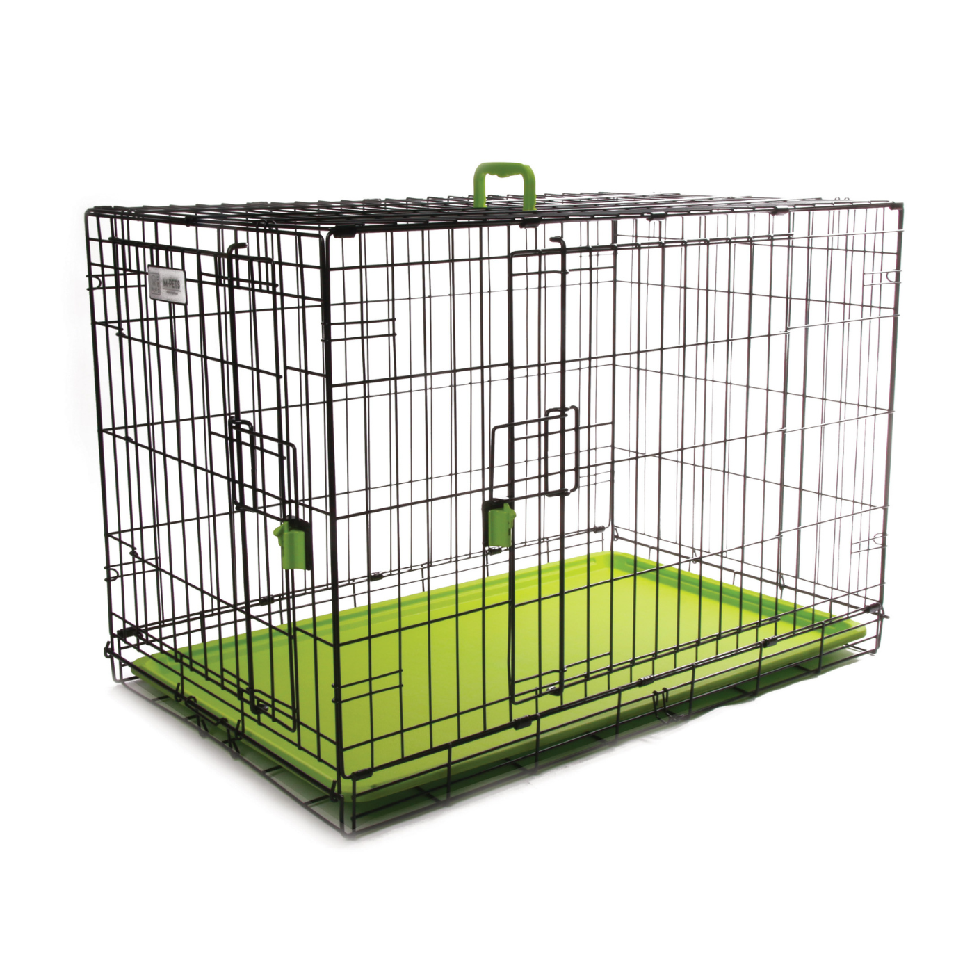MPETS Wire Crate (Green) | Absolute Pets