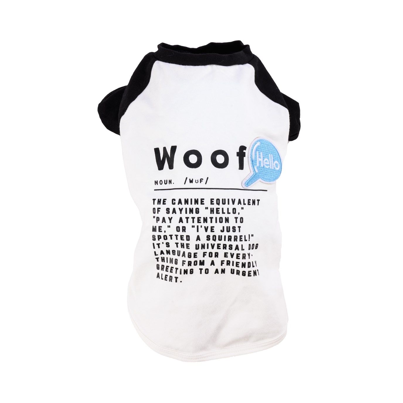 Dog's Life Woof Definition Tee (Black) | Absolute Pets