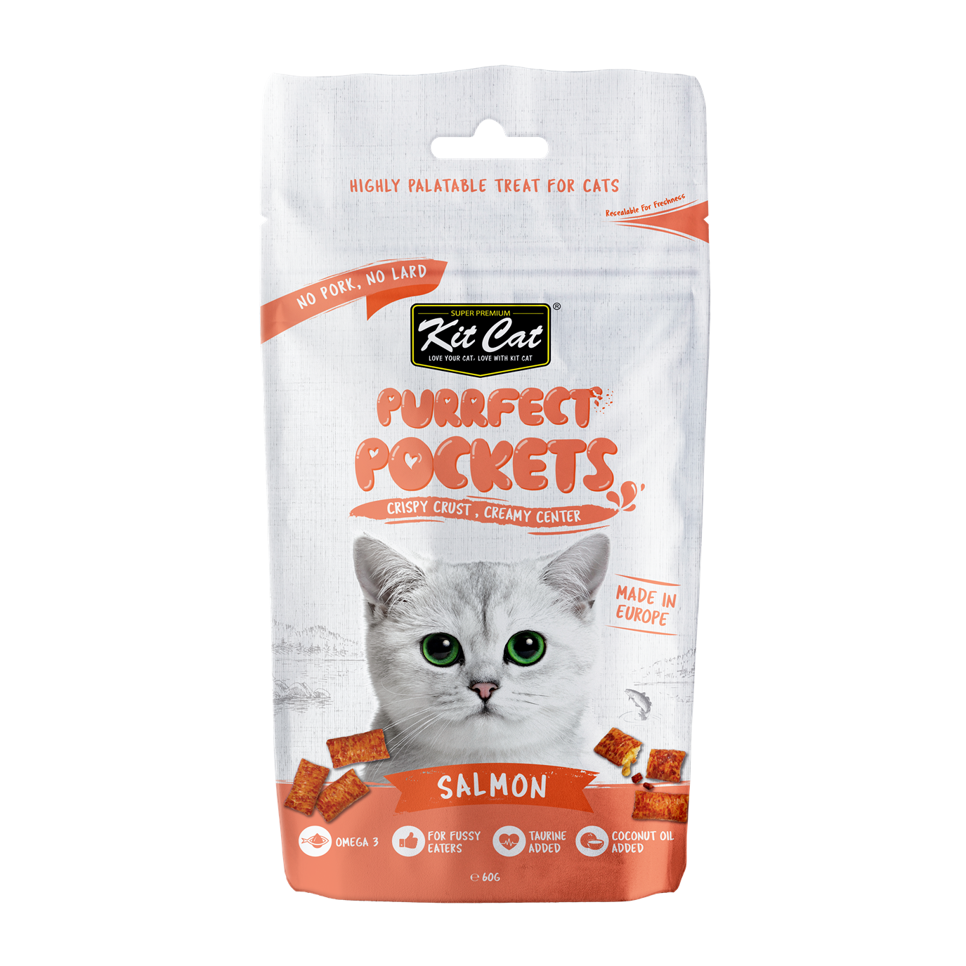 Kit Cat Pockets Salmon | Absolute Pets