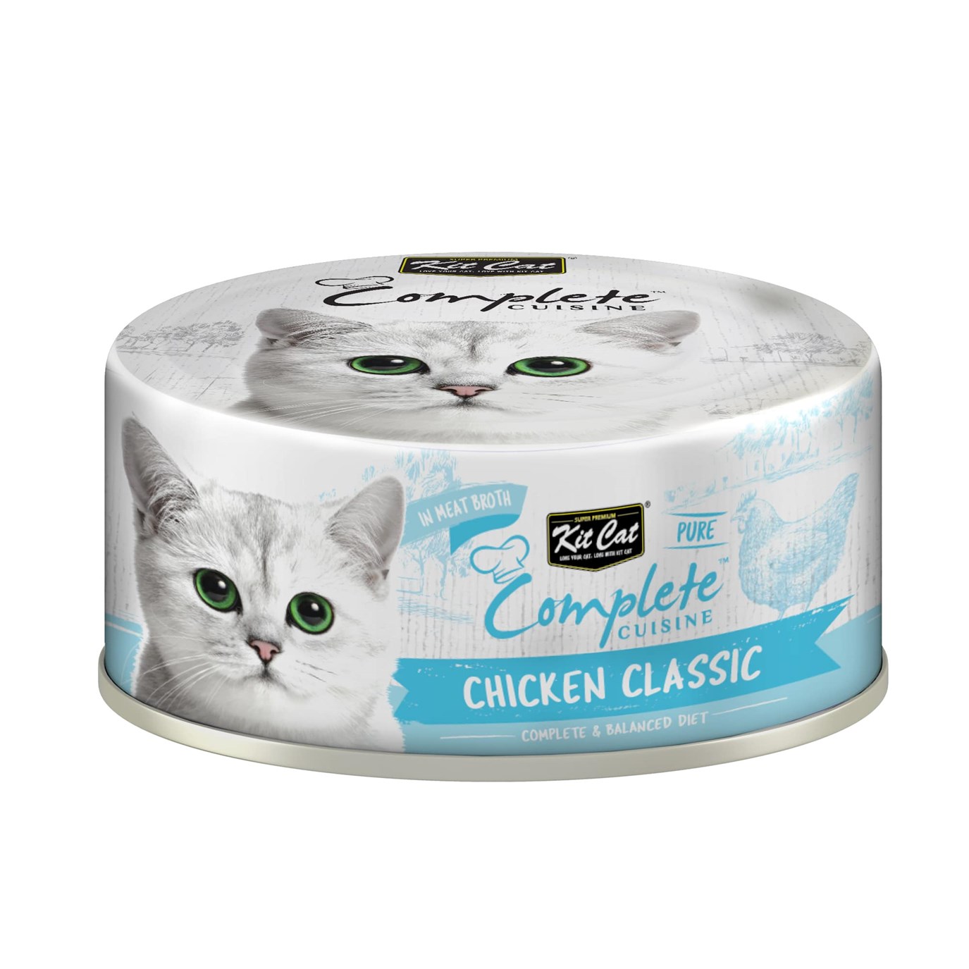 Kit Cat Complete Chicken (70g) | Absolute Pets