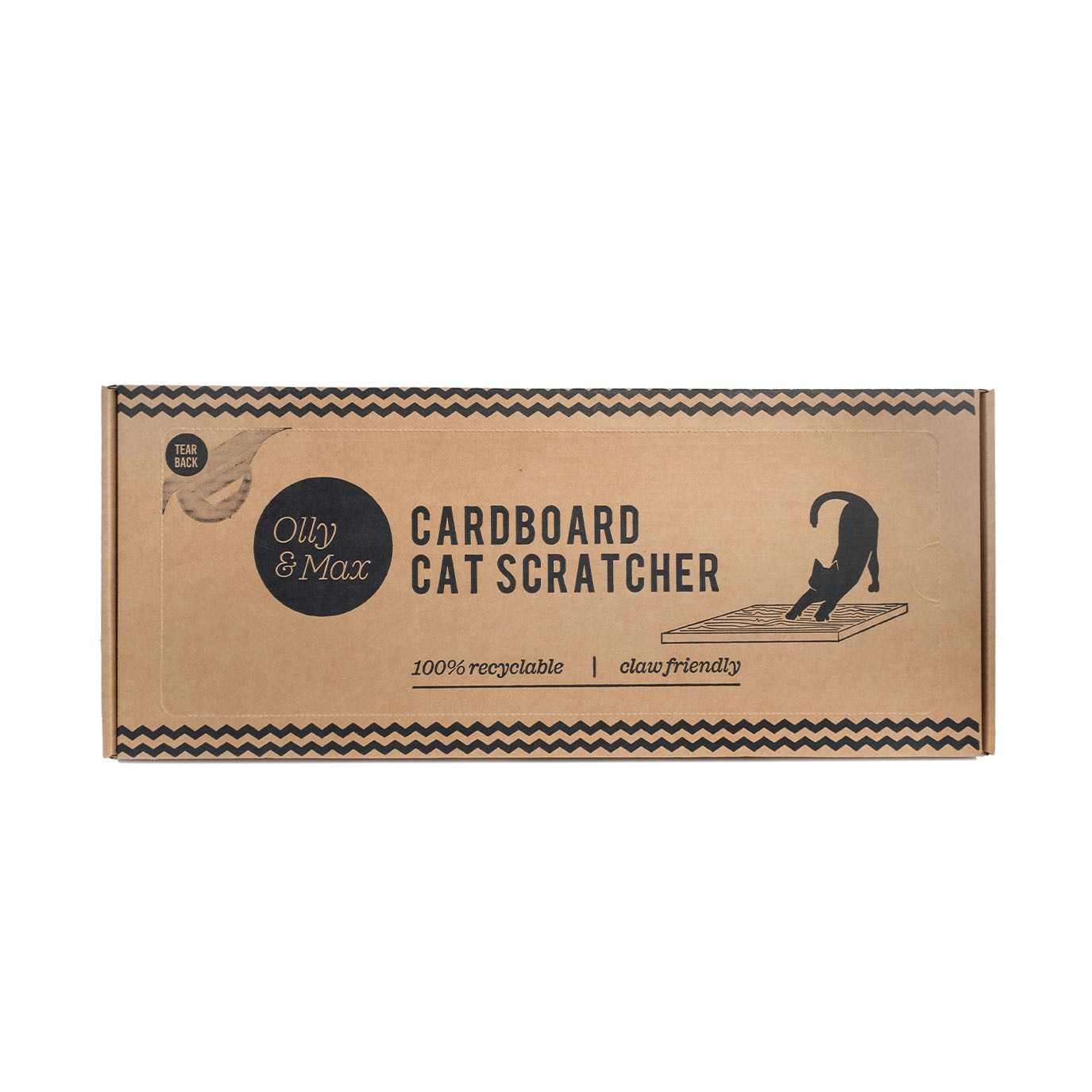 Olly & Max Cardboard Cat Scratcher | Absolute Pets