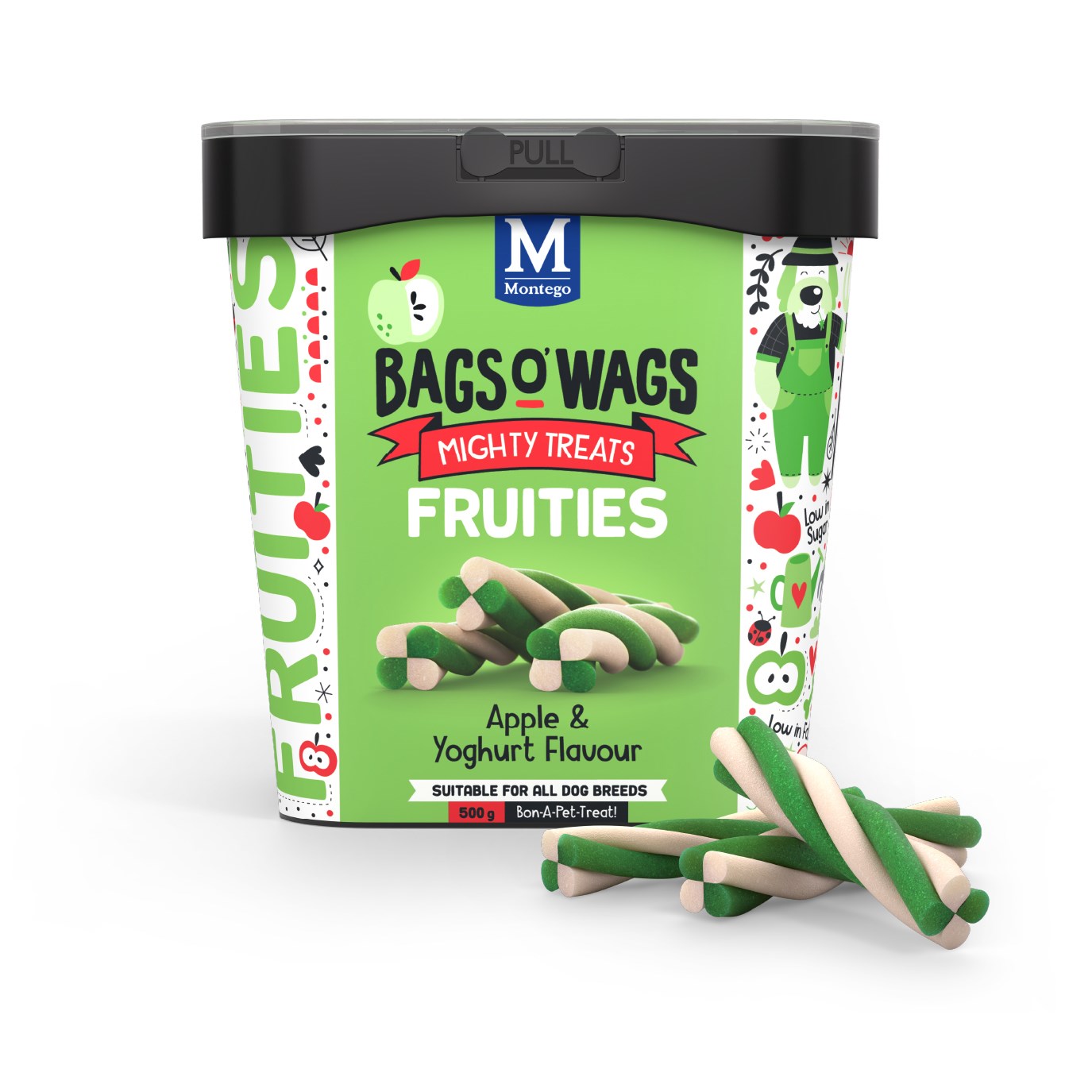 Montego Bags O' Wags Fruities - Apple yoghurt | Absolute Pets