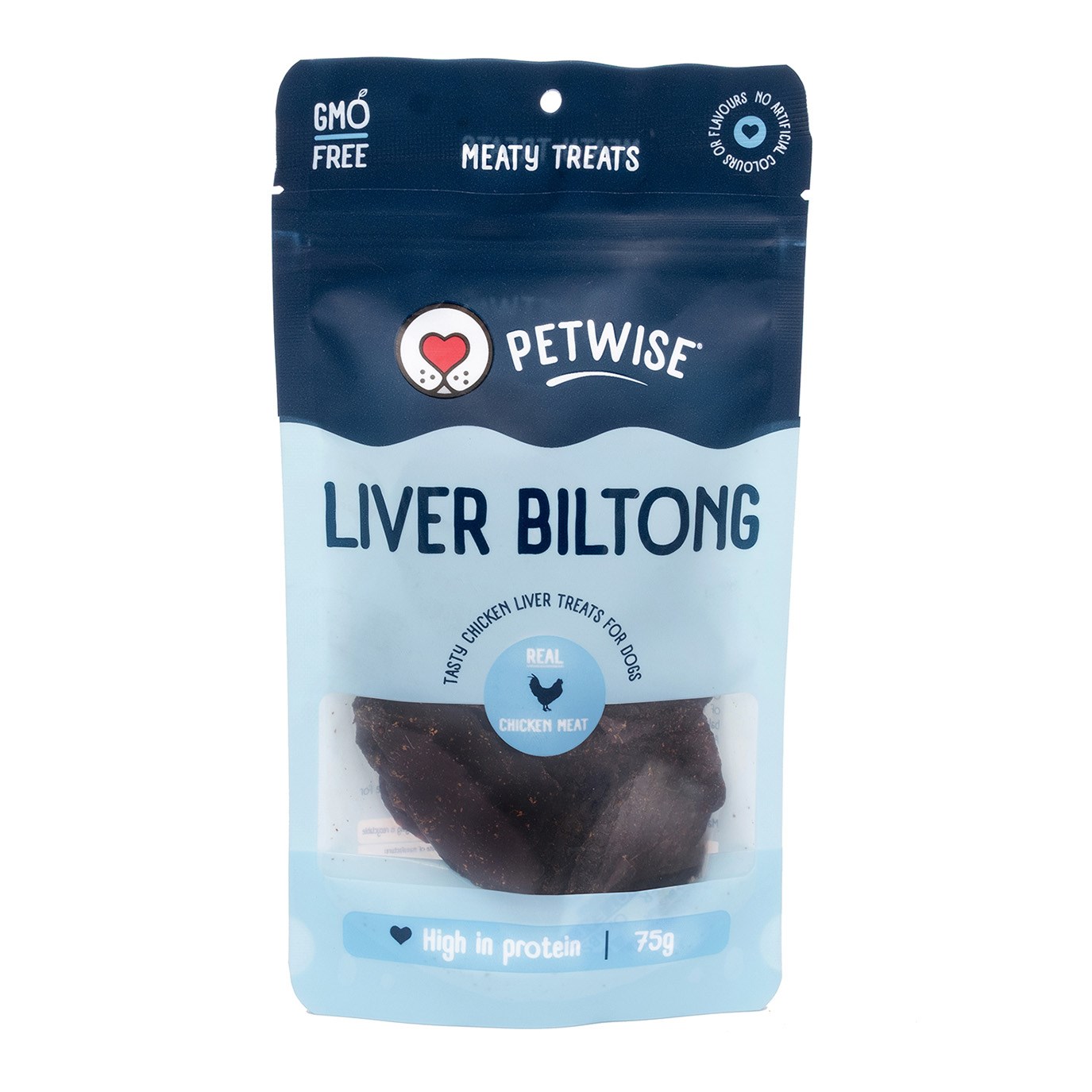 Petwise Chicken Liver Biltong | Absolute Pets