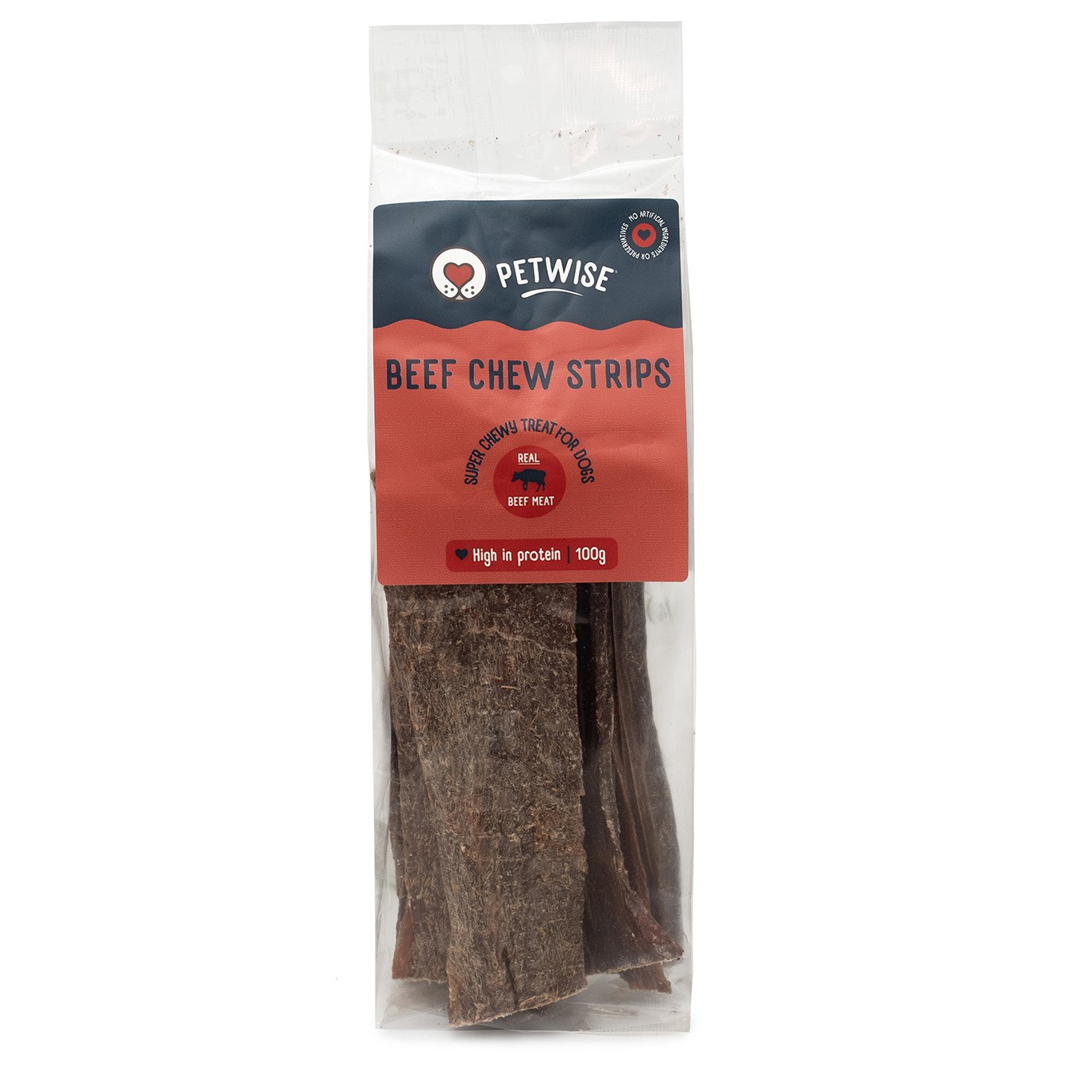 Petwise Beef Chew Strips | Absolute Pets