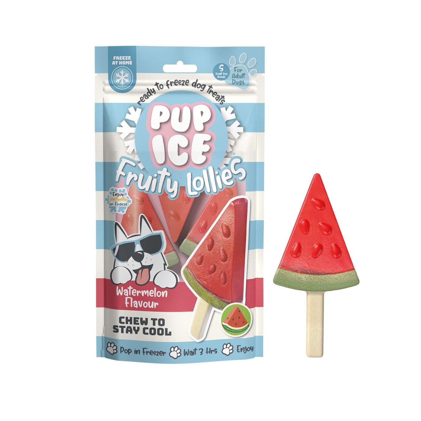 Pup Ice Fruity Lollies - Watermelon (3 pack) | Absolute Pets